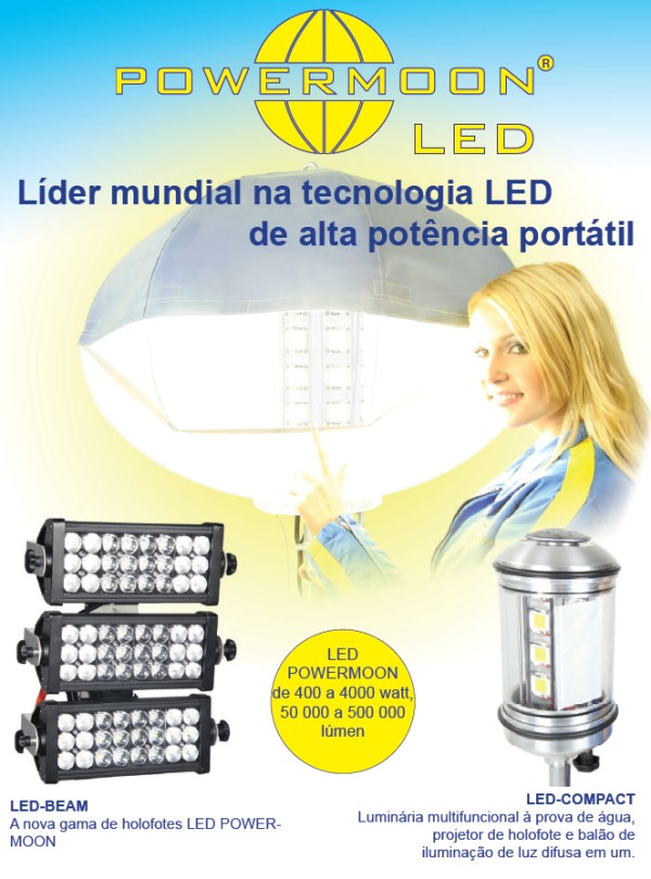 Powermoon LED - Líder mundial na tecnologia LED de alta potência portátil